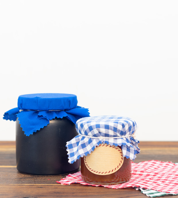 Buy fabric covers for jam jars – world-of-bottles.ie