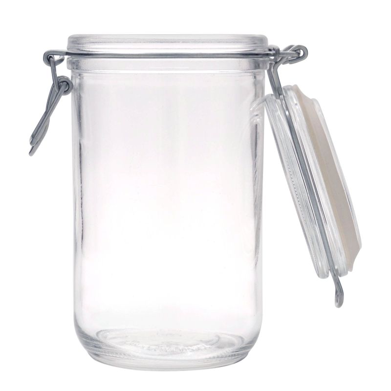 750 ml clip top jar 'Fido', closure: clip top | Glass lid, transparent ...